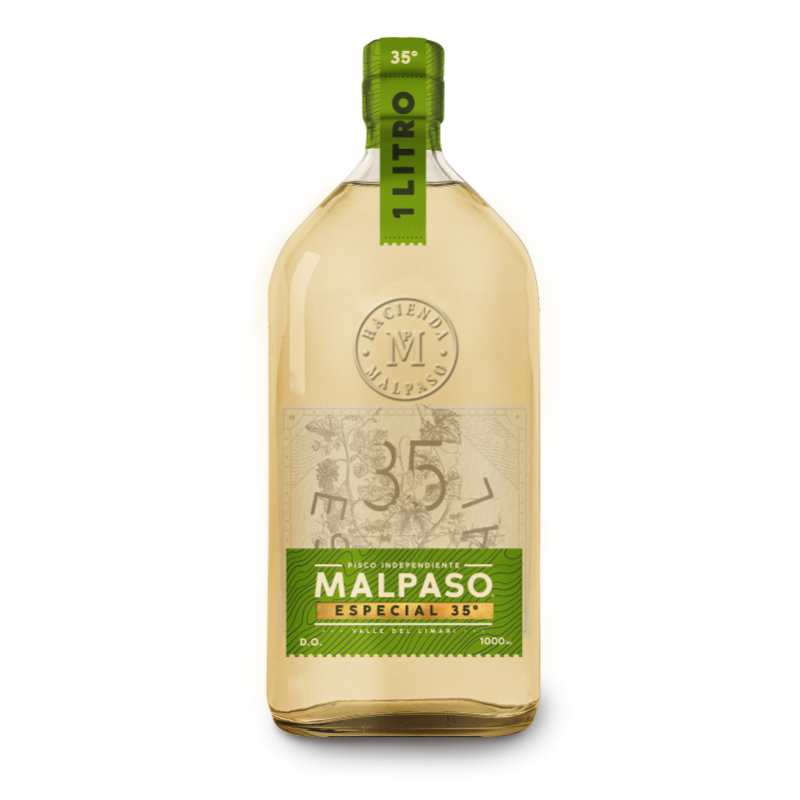 Pisco MalPaso 35° Especial 1000cc – Descorcha