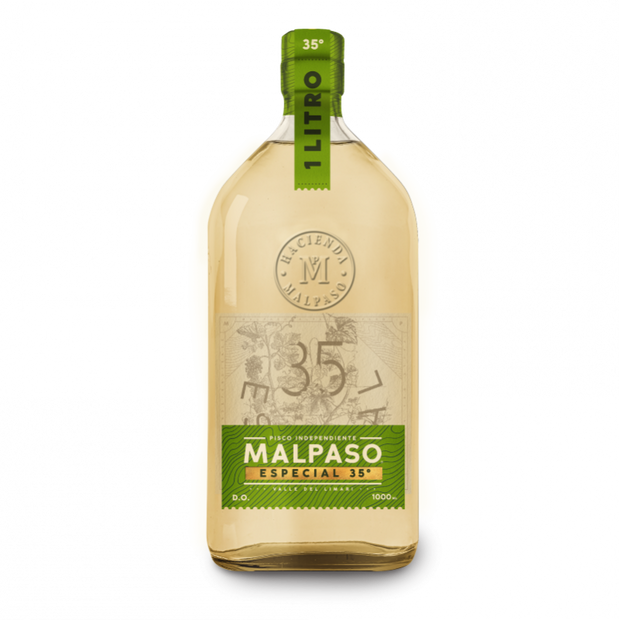 Pisco MalPaso 35° Especial 1000cc – Descorcha